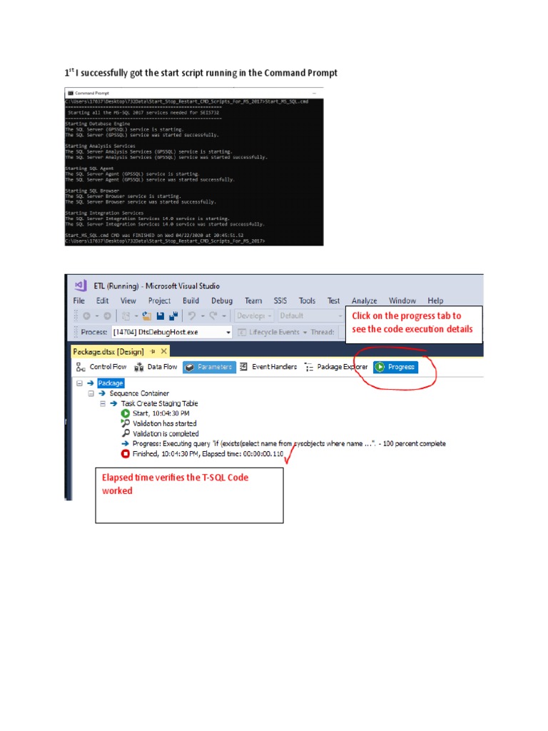 1 I Successfully Got The Start Script Running in The Command Prompt | PDF