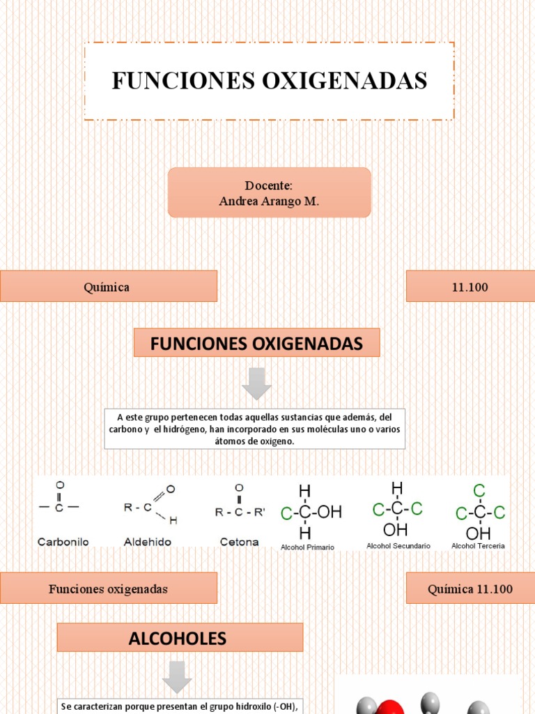 Nomenclatura Funciones Oxigenadas | PDF | Cetona | Ester