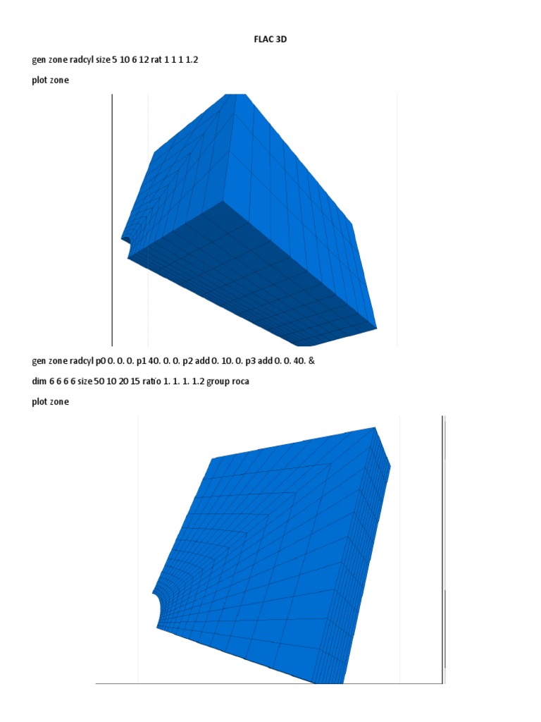 FLAC 3D Practica | PDF