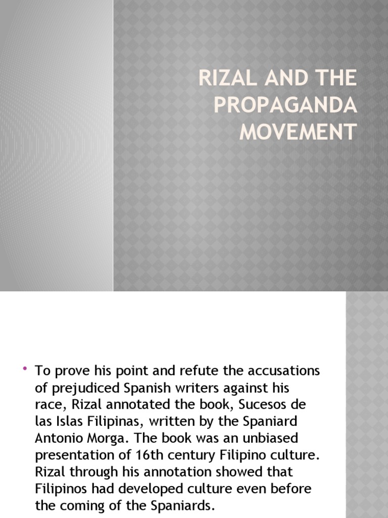 Rizal and The Propaganda Movement | PDF | Social Science | History