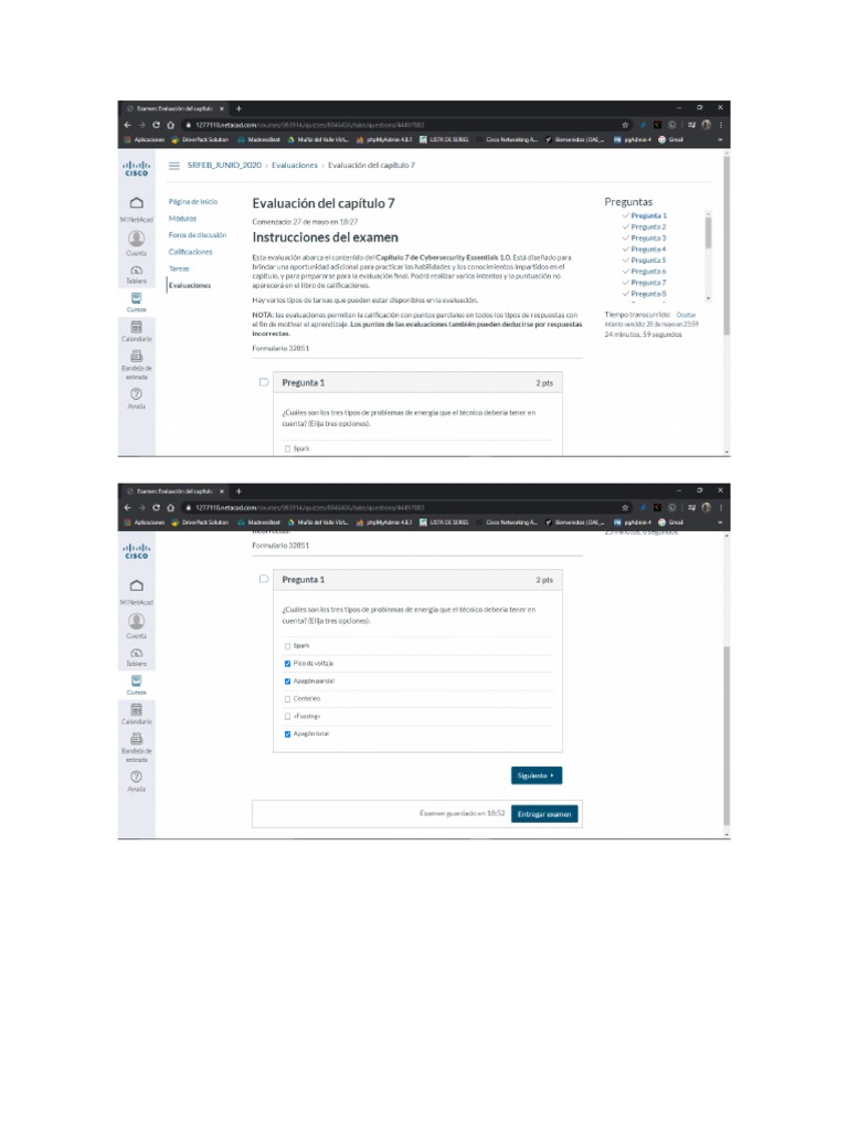 Examen Capitulo 7 CISCO | PDF