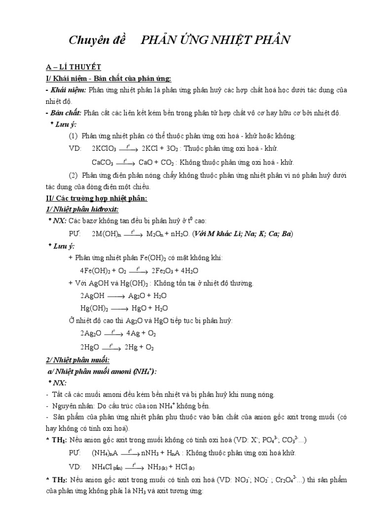 Chuyen de Nhiet Phan | PDF