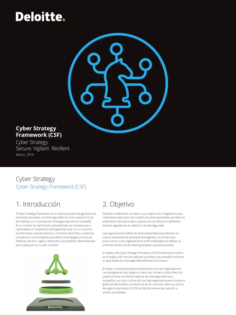 Deloitte ES RA CyberStrategyFramework | PDF | La seguridad informática ...