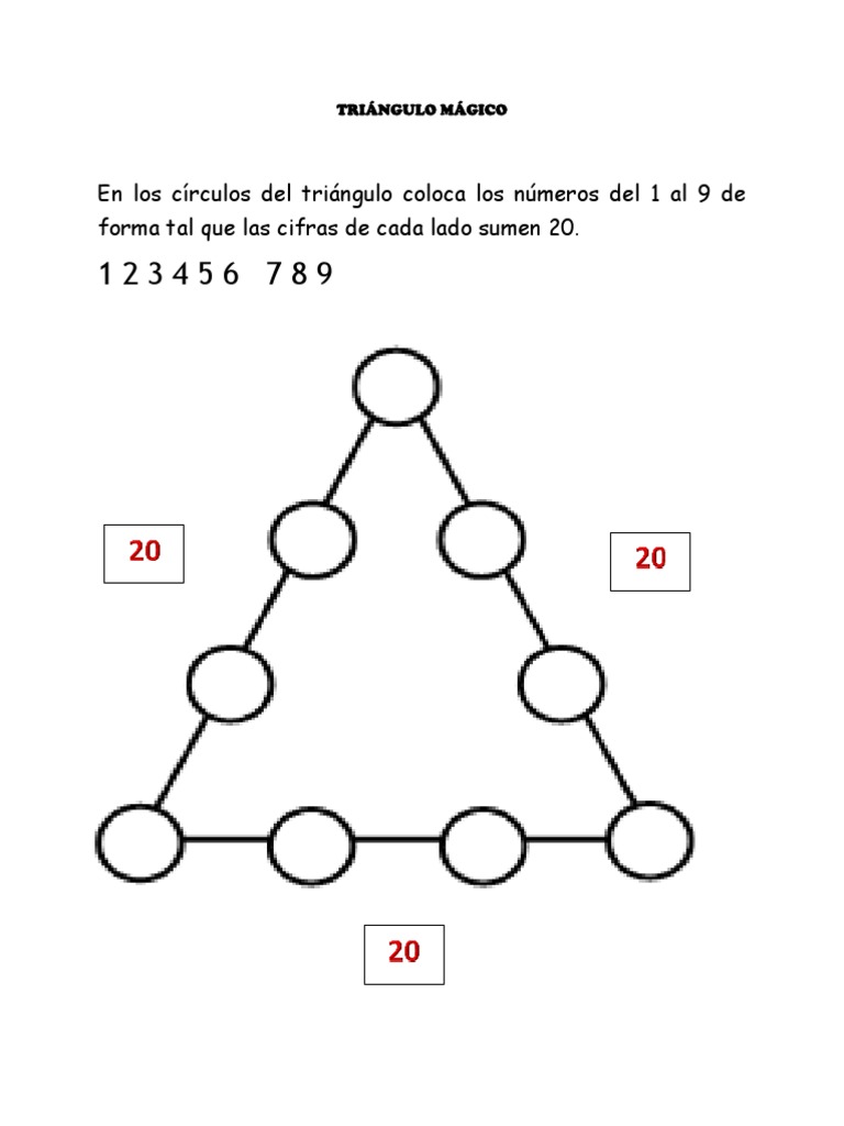 Triángulo Mágico | PDF