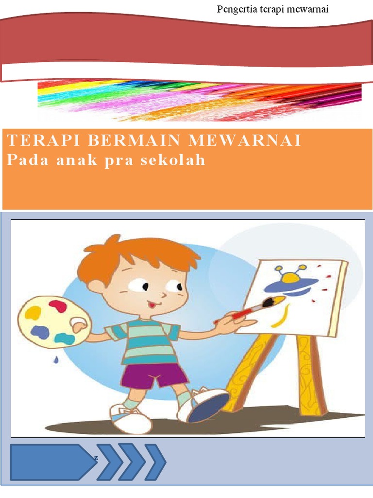 Booklet Terapi Bermain Mewarnai-1 | PDF