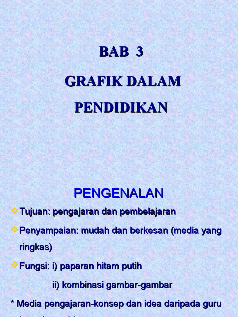BAB 4 Grafik Dalam Pendidikan (Terkini) | PDF