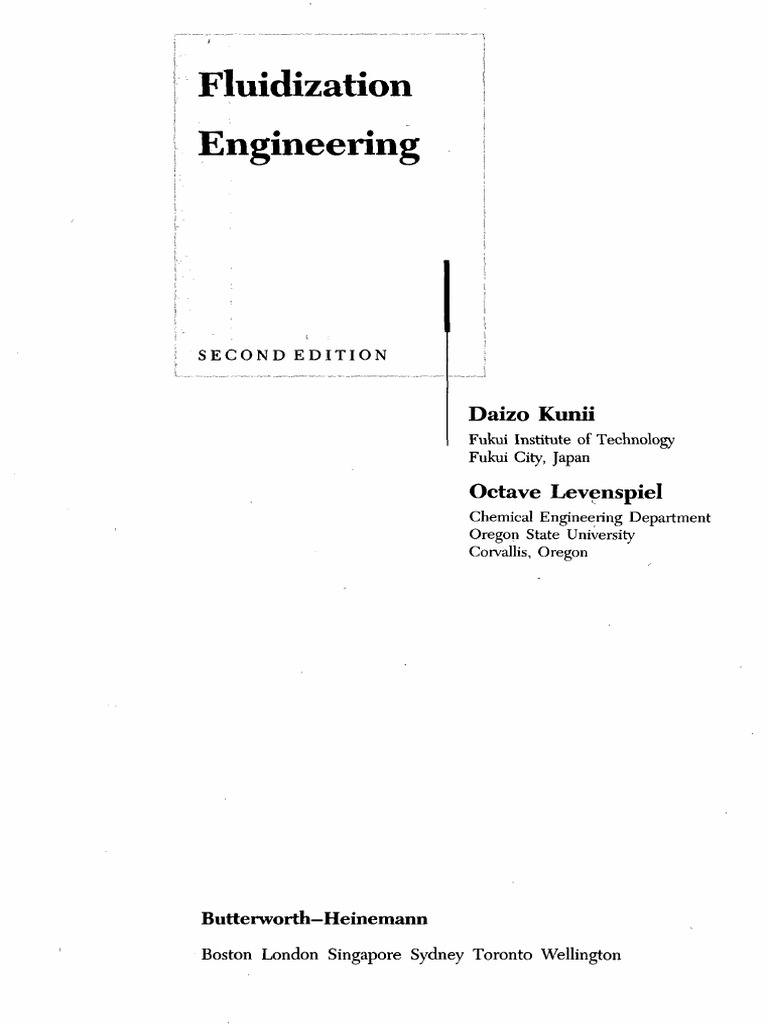 Fluidization Engineering: Daizo Kunii | Download Free PDF ...