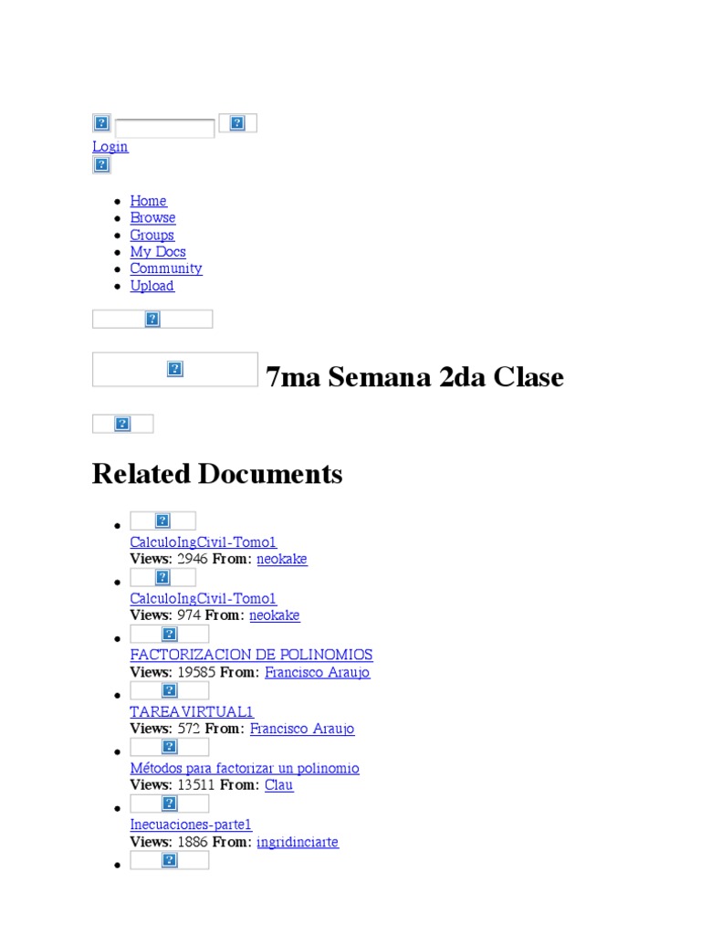 7ma Semana 2da Clase: Views: 2946 From | PDF | Factorization | Numerical Analysis