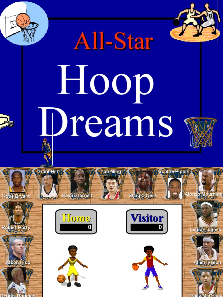 Hoop Dreams PowerPoint Game Template | PDF