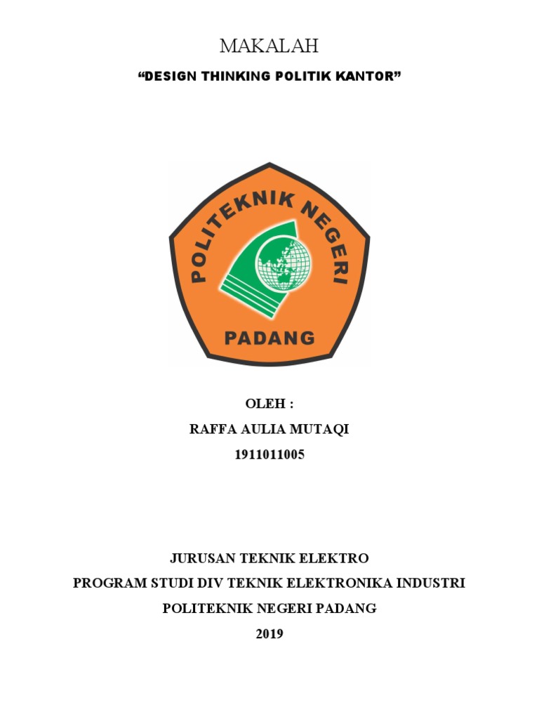 Design Thinking dalam Politik Kantor | PDF