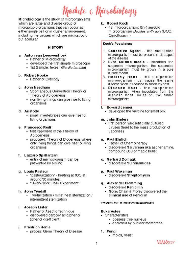 Module 6 - Microbiology and Parasitology | PDF | Staining | Bacteria
