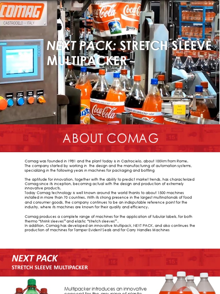 Comag Multipacking System For Bottles | PDF | Adhesive | Industrial ...