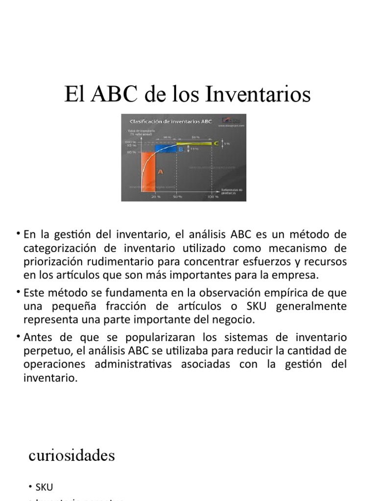 El ABC de Los Inventarios | PDF | Economias | Business