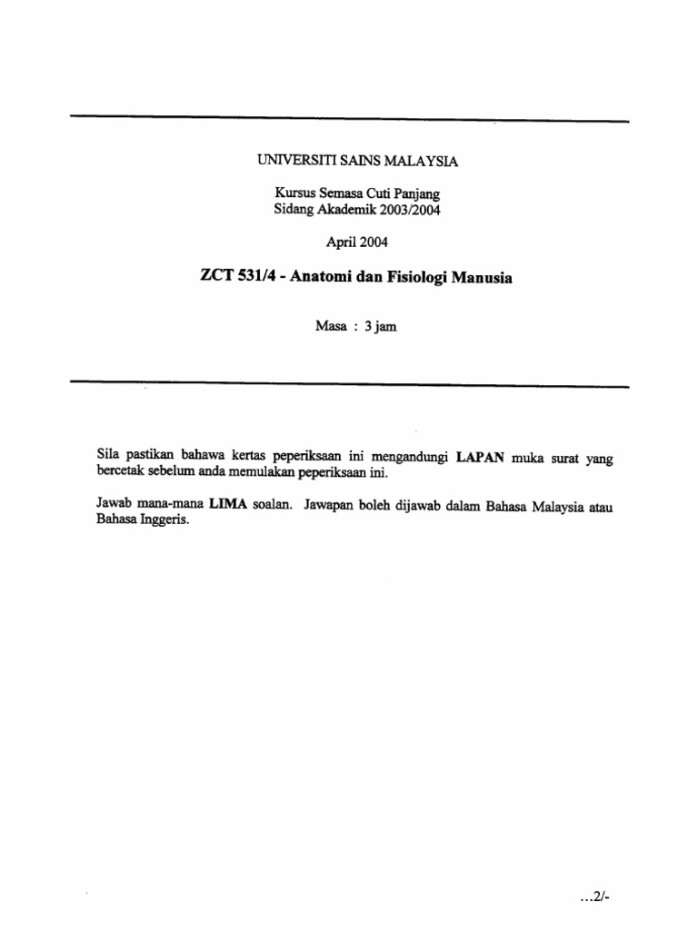 Exam Paper USM | PDF