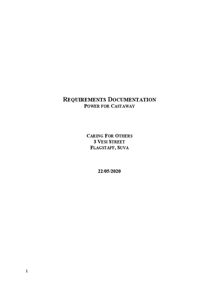 3 - Requirements-Documentation | PDF | Government Information | Government
