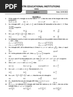 CH 10 Vector Algebra Multiple Choice Questions (With Answers) | PDF ...