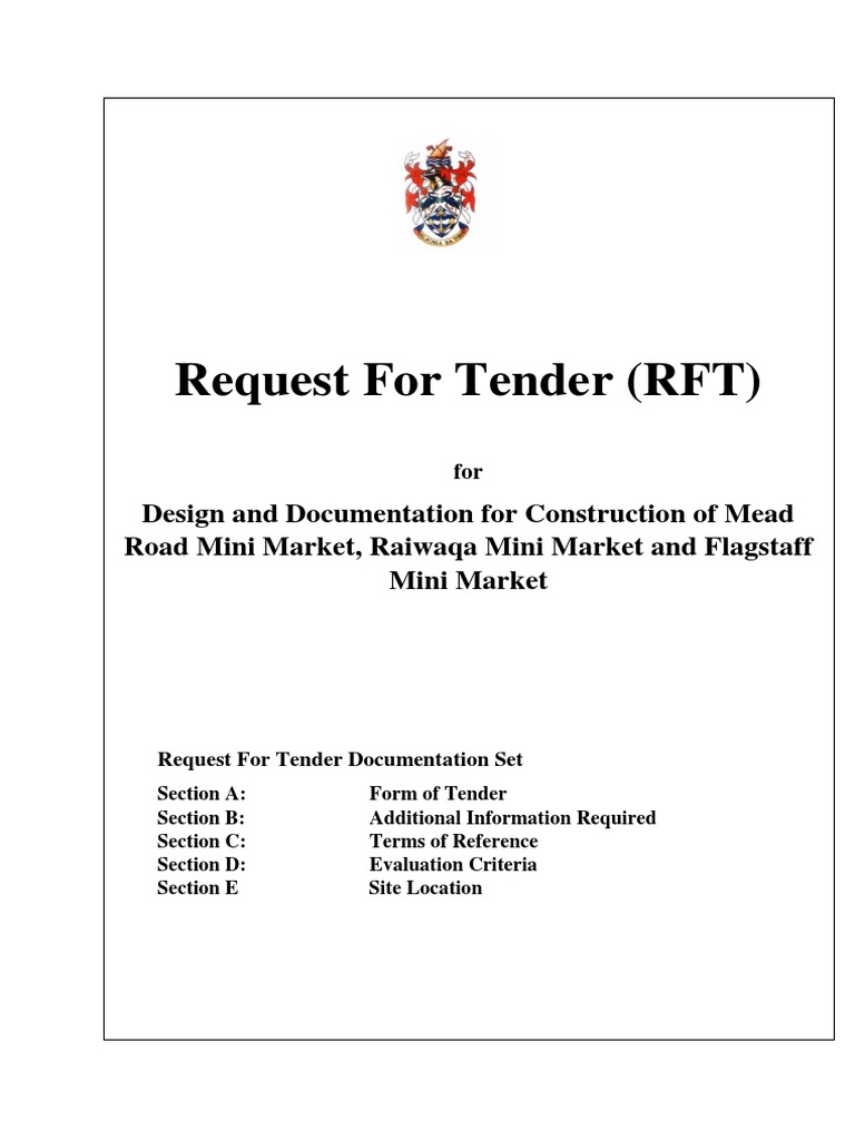 1 Mini Market - Tender For Design and Documentation Mini Markets ...