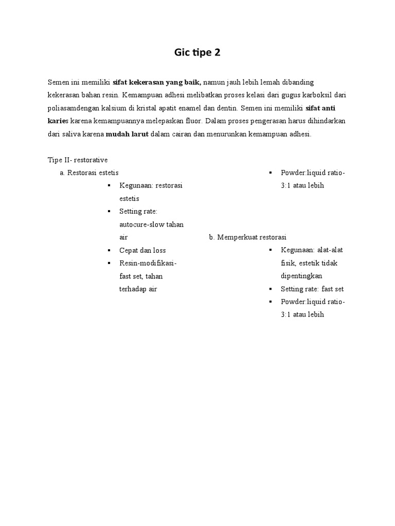 Gic Tipe 2 | PDF