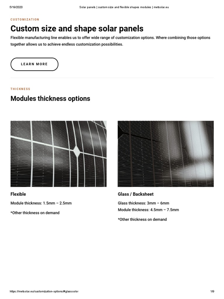 Metsolar - PV Options | PDF | Solar Panel | Solar Cell
