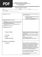 Lesson Plan-Ang Parabula NG Sampung Dalaga | PDF