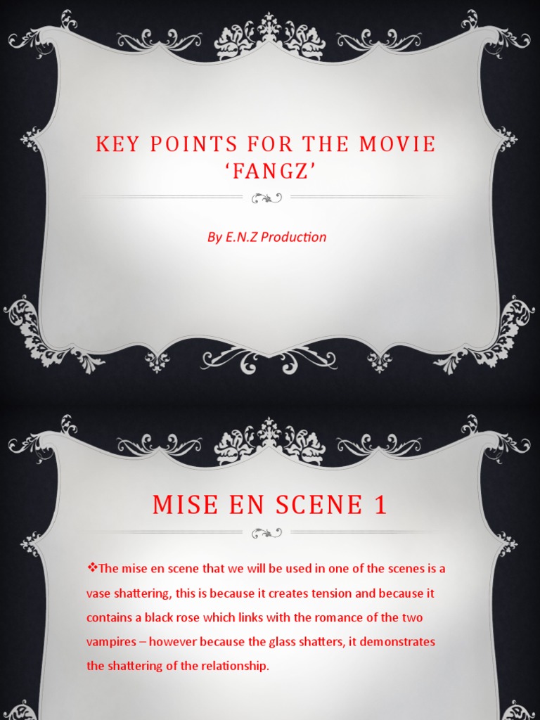 Key Points for 'Fangz' Film Production | PDF | Art