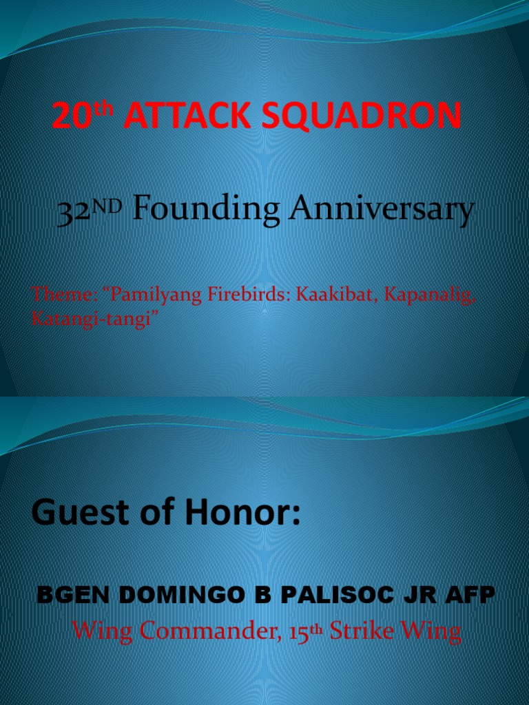 20th ATTACK SQUADRON | PDF