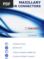 Types of Maxillary Major Connectors | PDF | Dentistry Branches