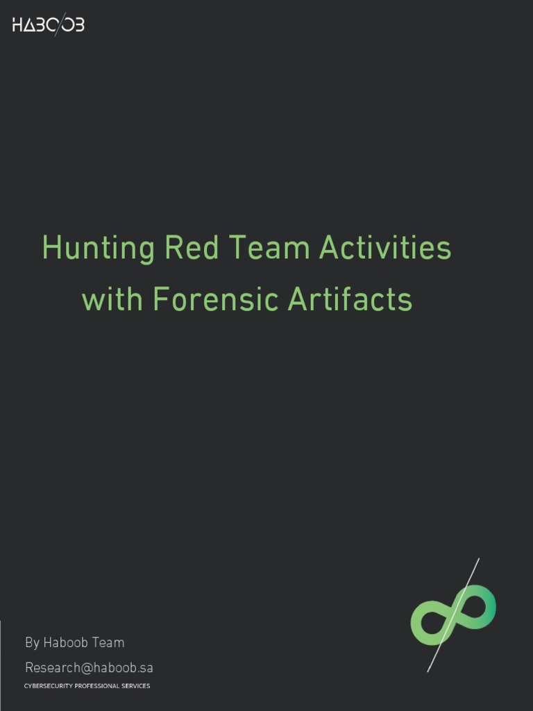 Hunting Red Team Activities With Forensic Artifacts | PDF | Windows ...