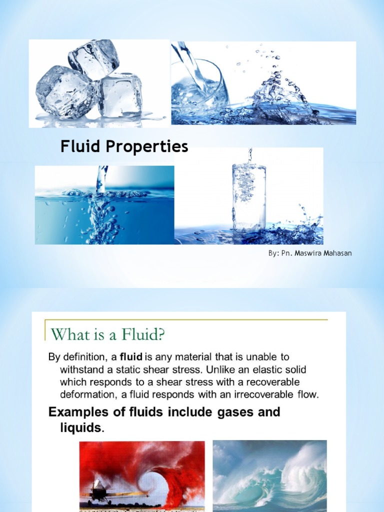 Presentation Fluid Properties | PDF