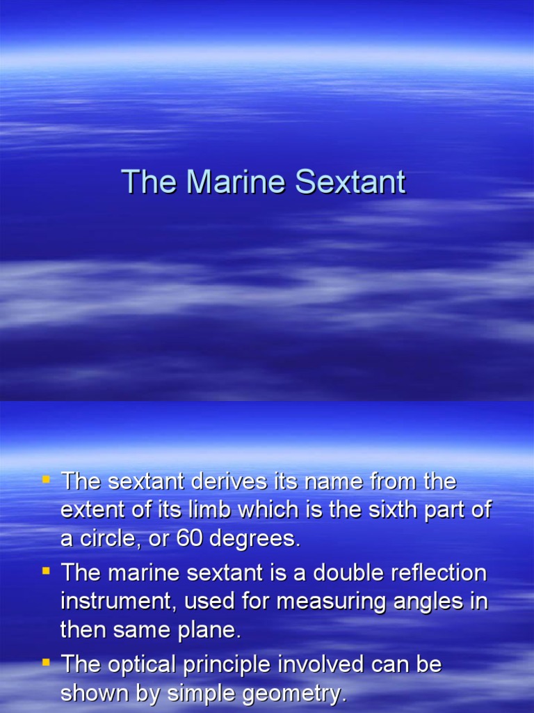 SEXTANT | Download Free PDF | Mirror | Atomic SEXTANT | Download Free PDF | Mirror | Atomic