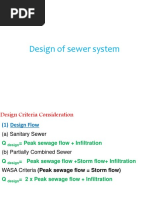Sewer Design Calculation | PDF | Sanitary Sewer | Chemical Engineering