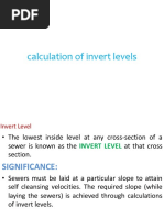Lecture 5-Calculation of Invert Levels: Significance | PDF | Sanitary ...