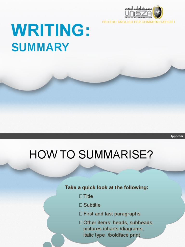Steps for Effective Summary Writing | PDF | Career & Growth