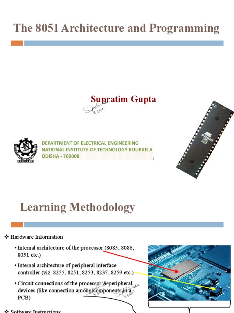 8051 Architecture Programming | Download Free PDF | Electronic Design ...