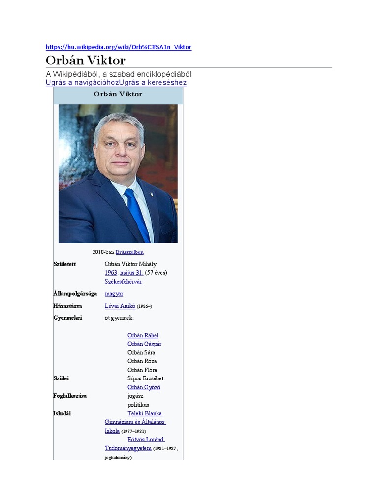 Orbán Viktor | PDF