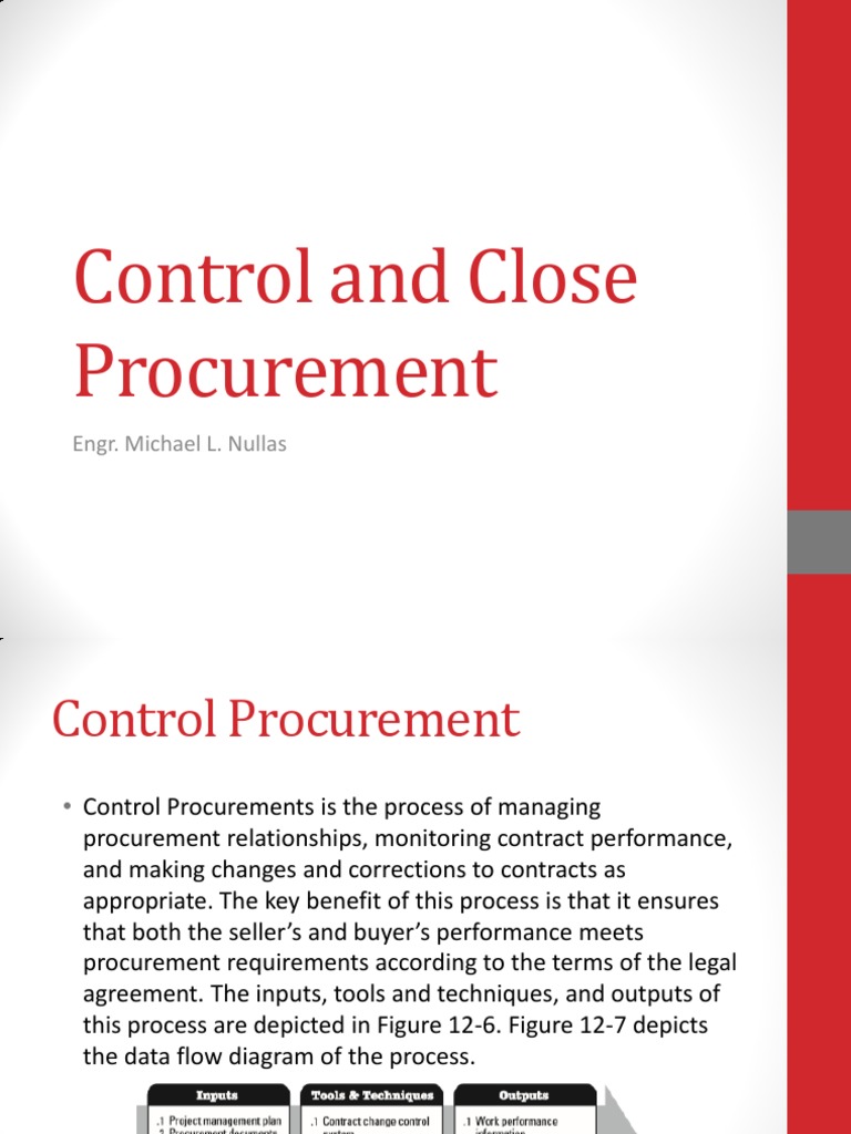 Control and Close Procurement | PDF | Alternative Dispute Resolution ...