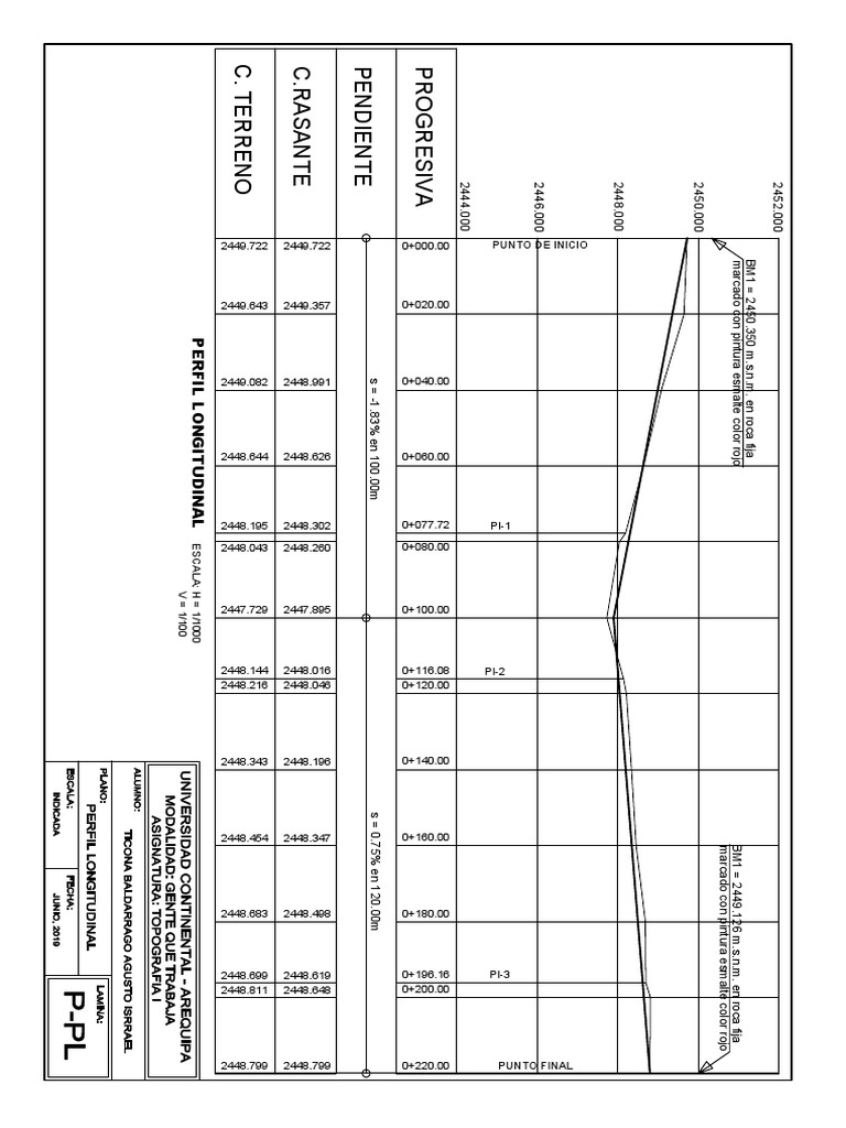 Ejemplo Perfil Longitudinal | PDF | Naturaleza | Science