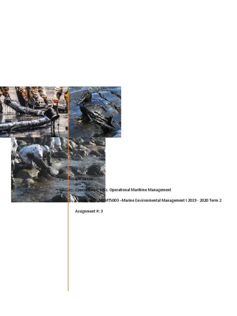 Introduction and Abstract | PDF | Oil Spill | Petroleum