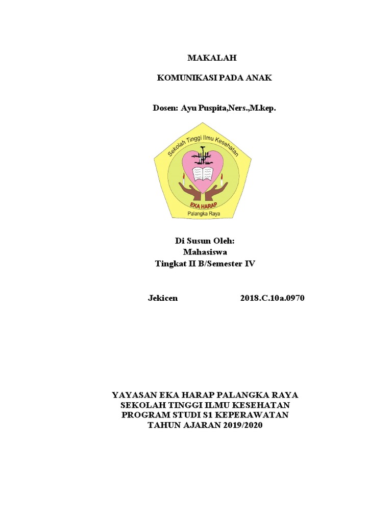 Makalah Jekicen Komunikasi Pada Anak | PDF | Pengembangan Diri