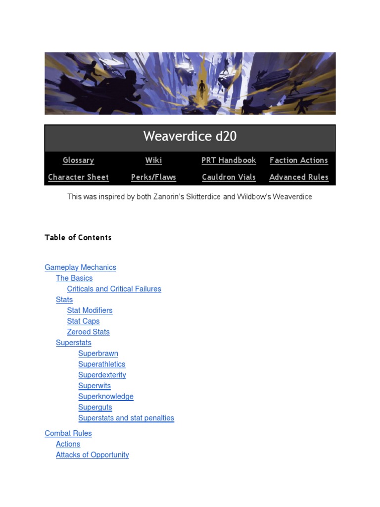 Weaverdice d20 | PDF | Grappling | Armour