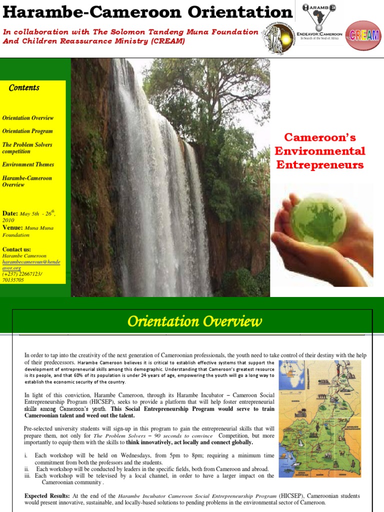 Harambe Cameroon - TPS Environment - Orientation | PDF ...