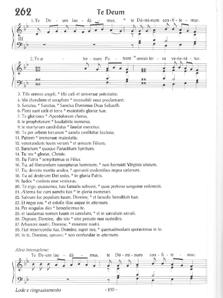 145.te Deum (Latino) | PDF