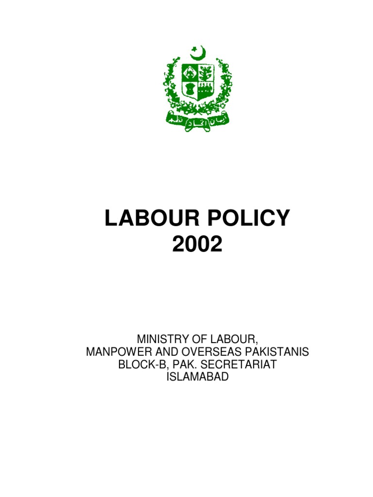 Labour Policy 2002 | PDF | Employment | Labour Law