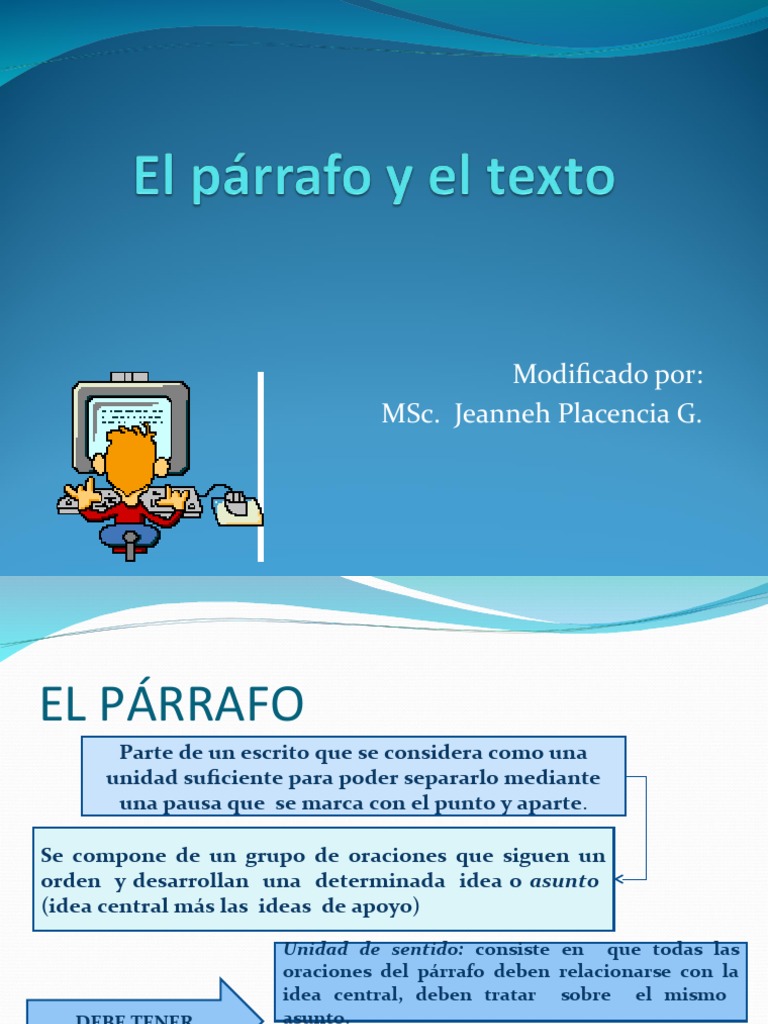 Estructura y Tipos de Párrafo | PDF | Narrativa | Science