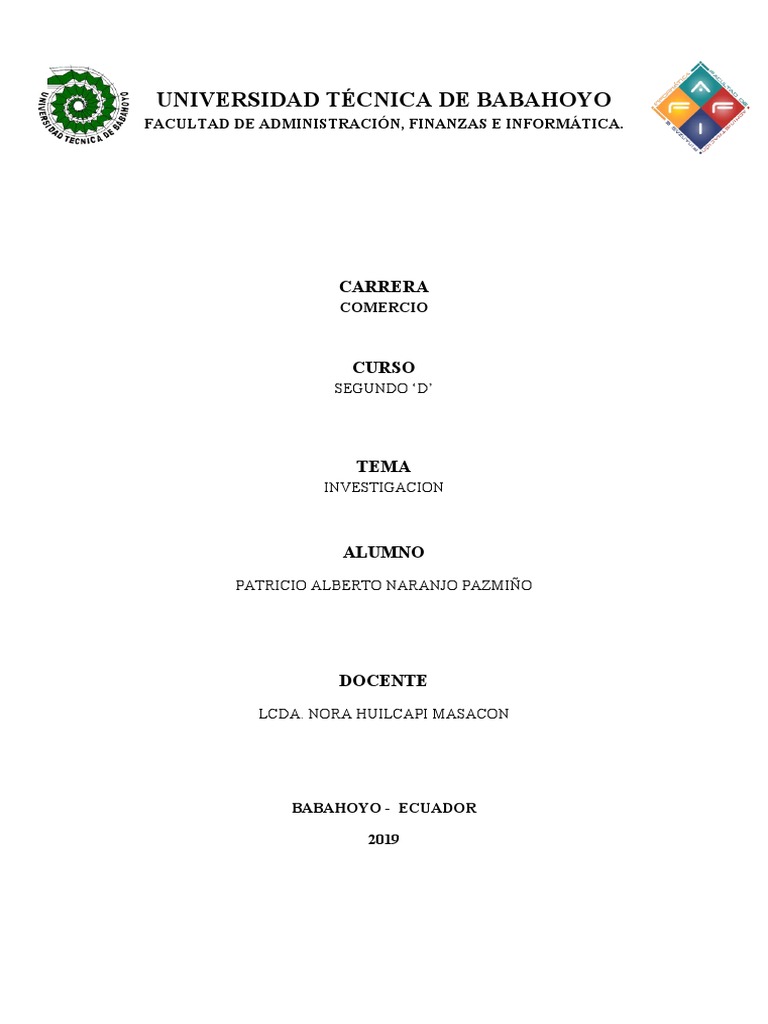 Caratula Utb | PDF | Crecimiento personal y profesional | Negocios