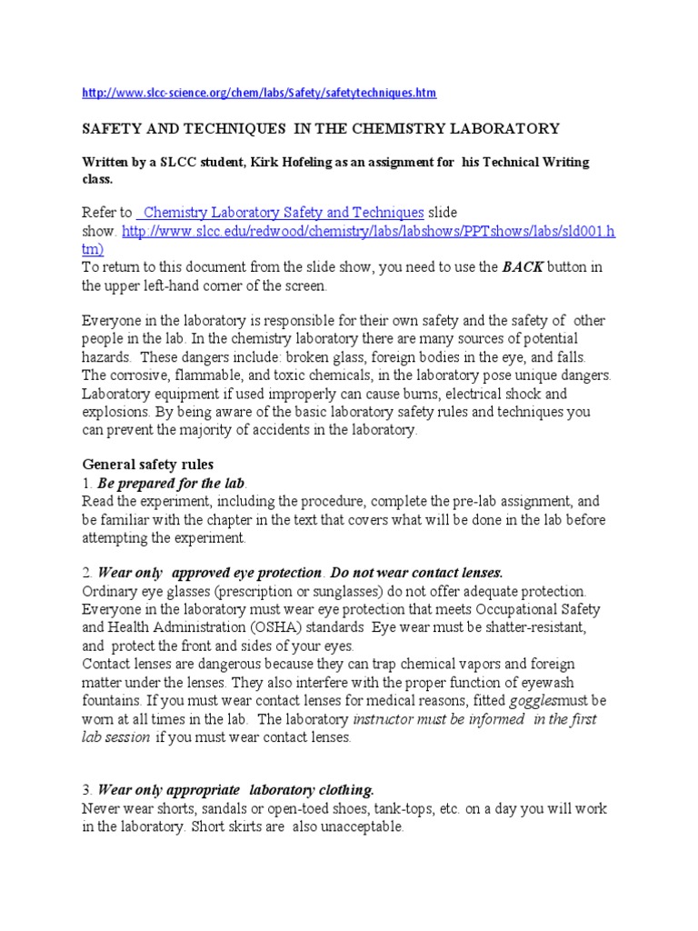 Laboratory Techniques Biochem | PDF | Laboratories | Chemistry