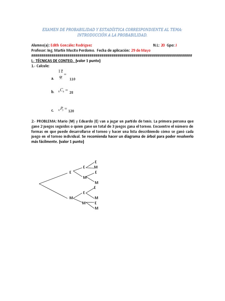 Exam. Proba | PDF | Enseñanza de matemática | Science