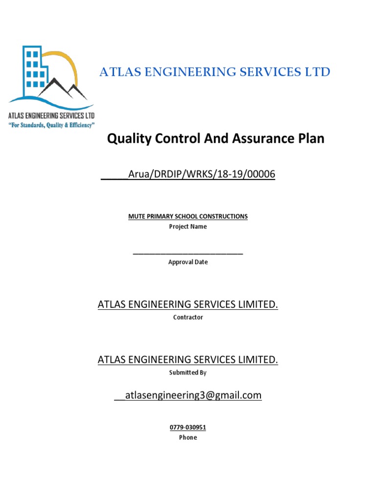 Quality Assurance Plan | PDF | Economic Sectors | Business