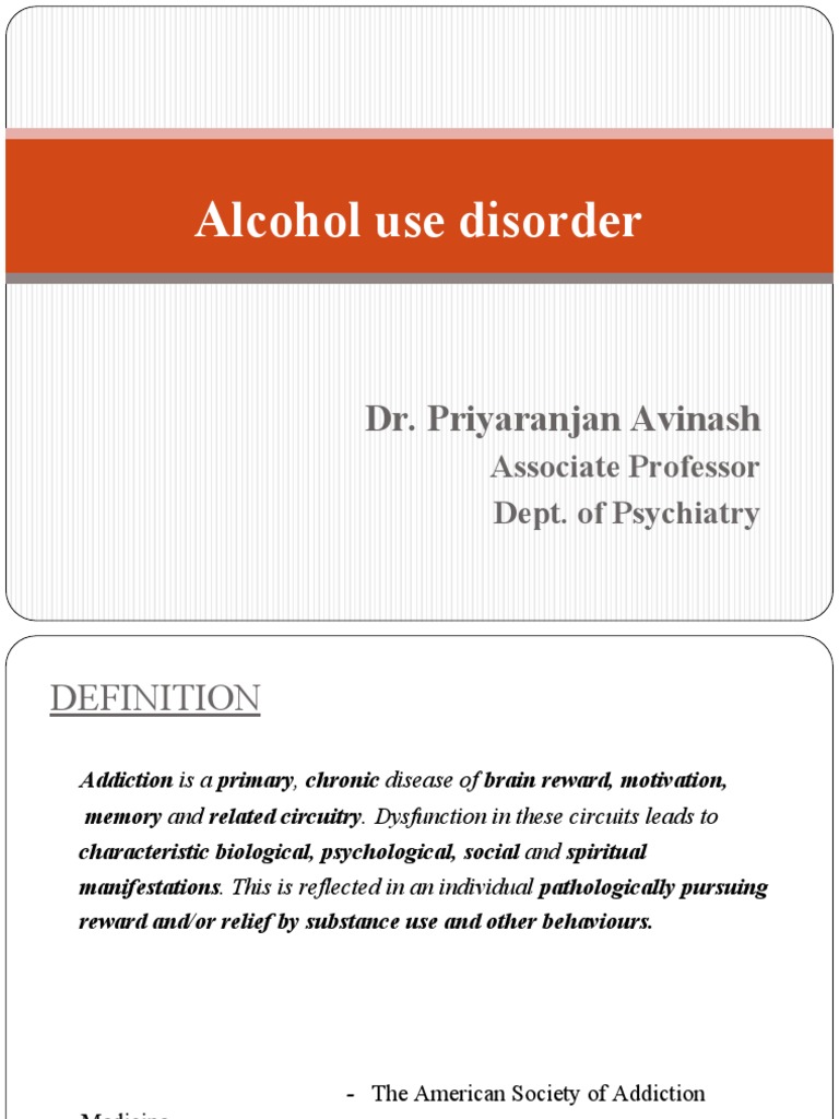 Alcohol Use Disorder | PDF | Reward System | Relapse