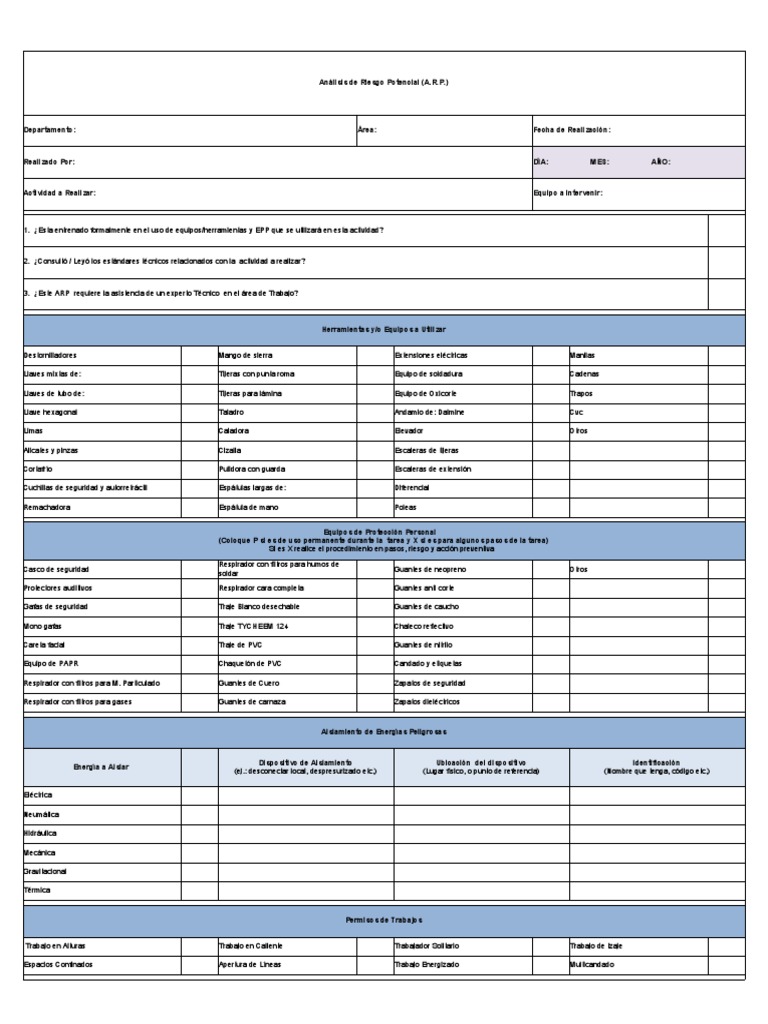 Formato ARP | PDF | Ingeniería mecánica | Naturaleza